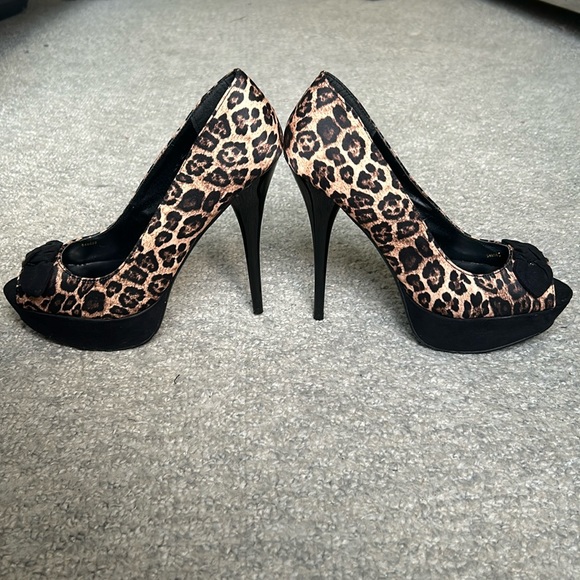 Charlotte Russe | Shoes | Leopard Print Stilettos High Heels 8 | Poshmark